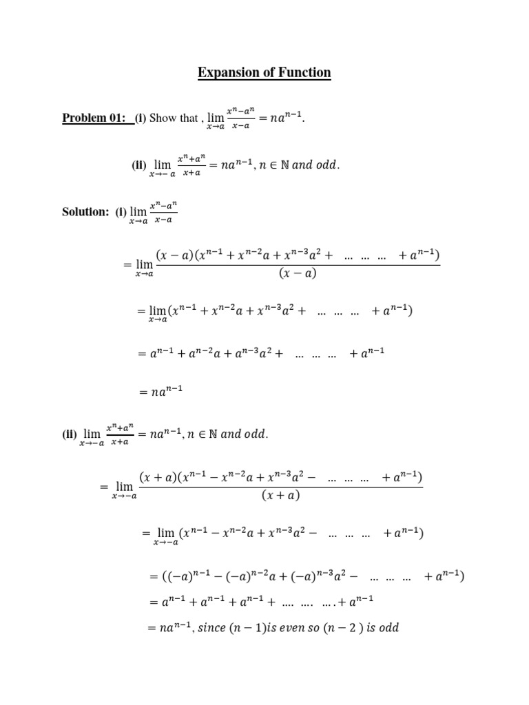 03 - L'Hôpital, Expansion of Function - IJ | PDF | Mathematics | Mathematical Analysis