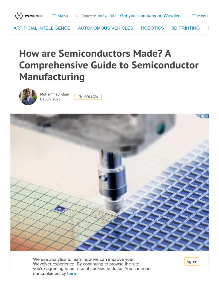 How Semiconductors Are Manufactured | PDF | Semiconductor Device ...