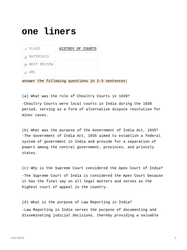 One - Liners HOC | PDF