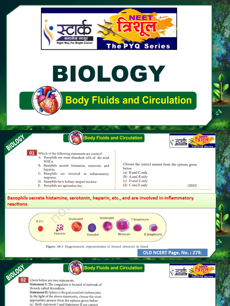 Body Fluids and Circulation | PDF | Ventricle (Heart) | Heart Valve
