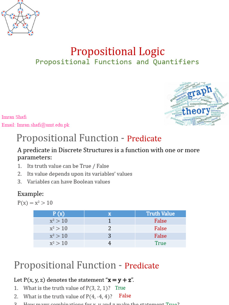 Lecture Notes 02, Predicates and Quantifiers | Download Free PDF ...