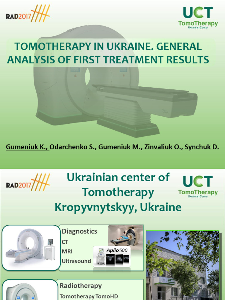 Tomotherapy Treatment Results in Ukraine | PDF