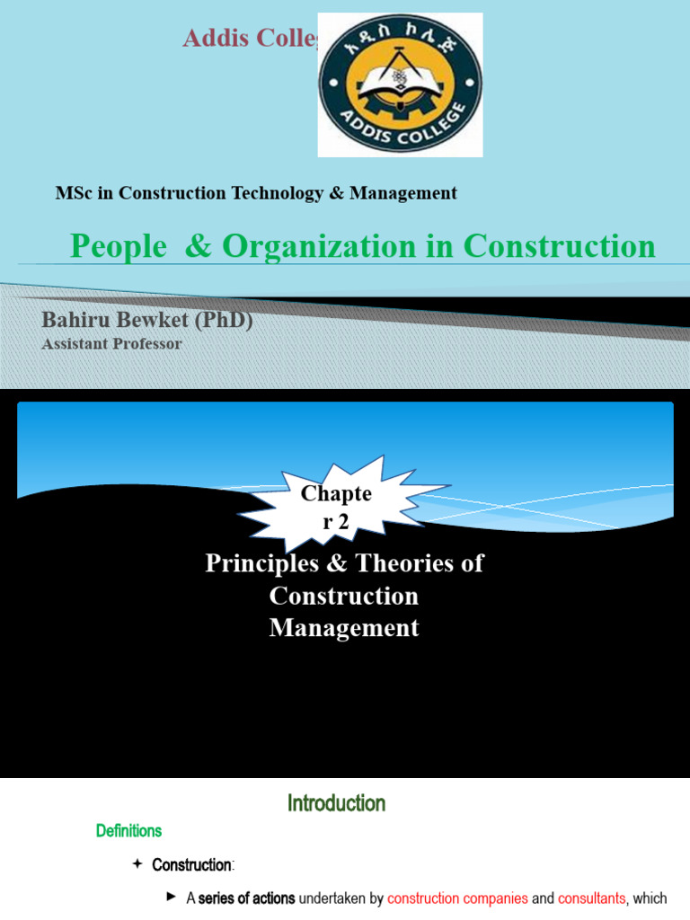 Chapter 2-Principles of Management in Organization | PDF | System ...
