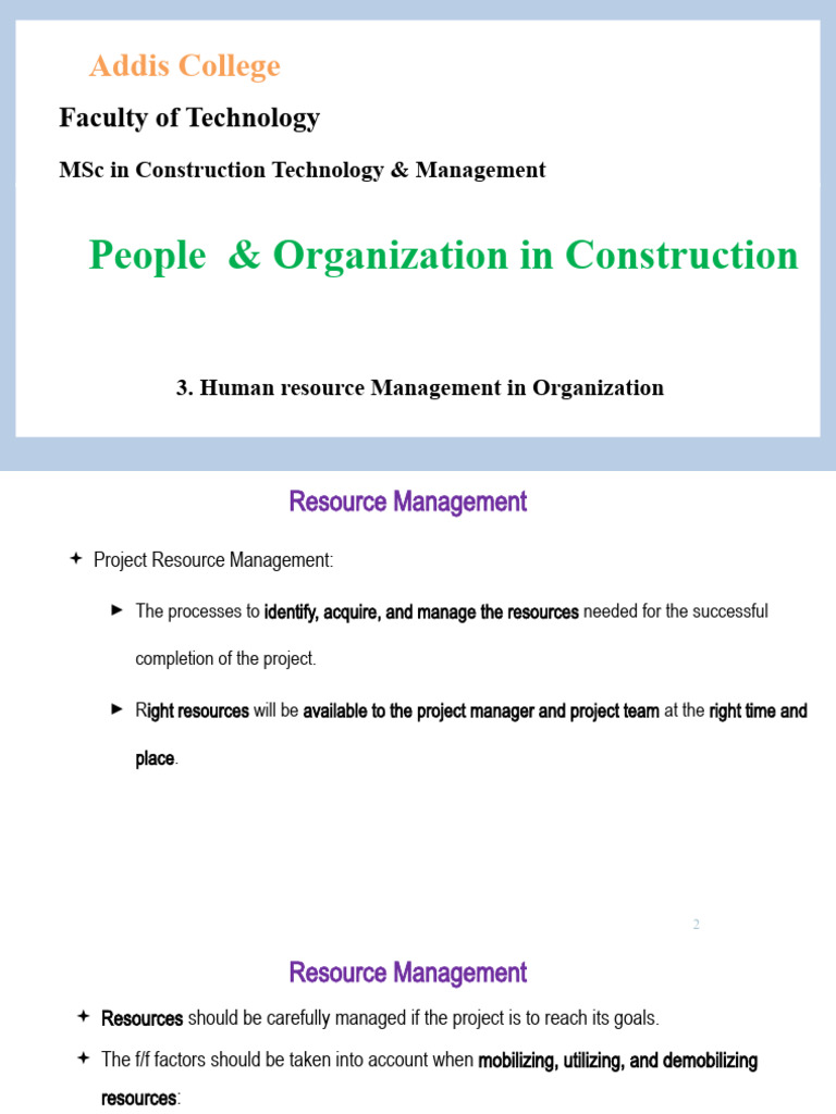 Chapter 3-Human Resources Management | PDF | Human Resources | Forecasting
