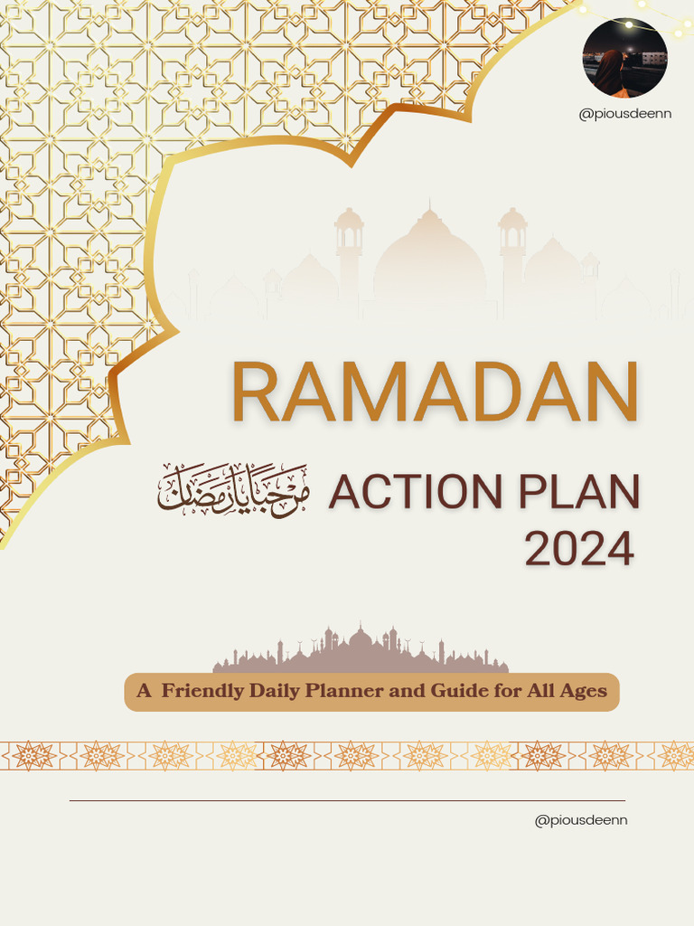 Ramadan Action Plan 2024 | PDF