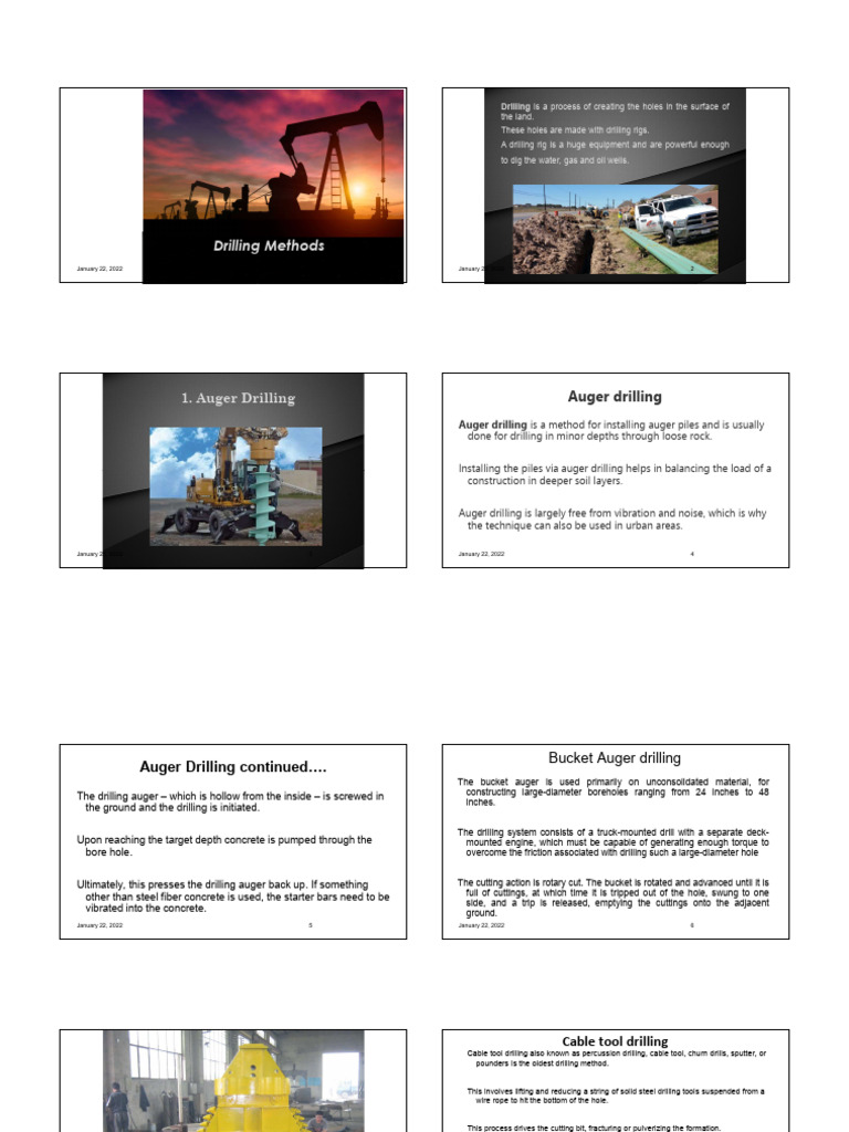 3 - Drilling Methods. | PDF | Drilling | Oil Well