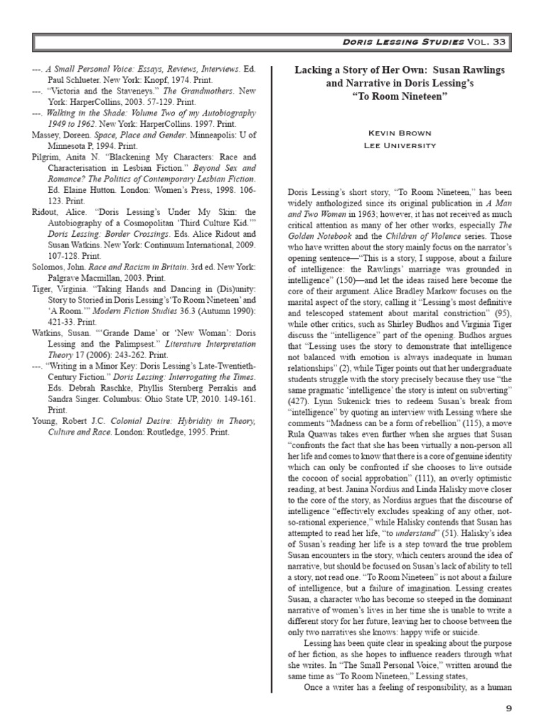 Analyzing "To Room Nineteen" Themes | PDF | General Fiction