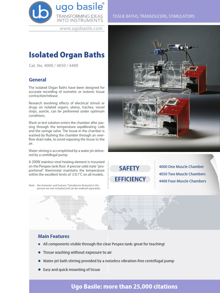 4000 Isolated Organ Baths Leaflet | PDF