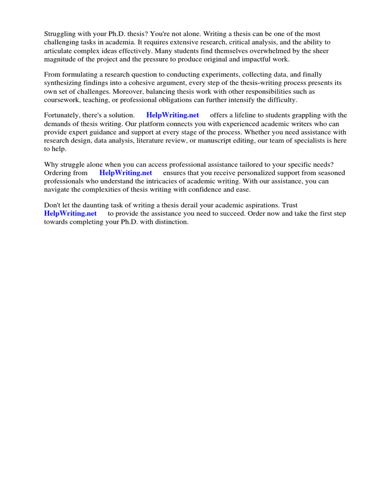 Online PHD Thesis Database | PDF | Thesis | Doctor Of Philosophy