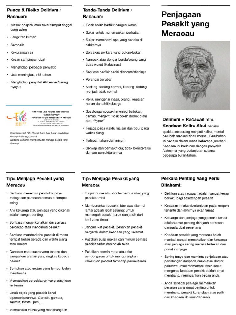 Penjagaan Pesakit Meracau Delirium | PDF | Kesehatan Holistik