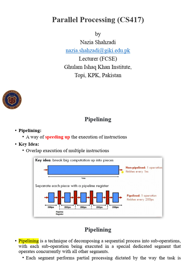 Pipelining Size and Depth | PDF | Parallel Computing | Matrix (Mathematics)
