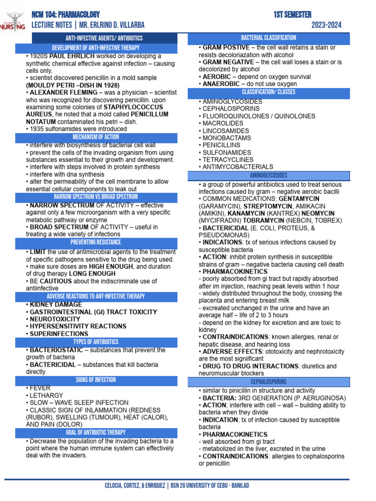 Antibiotic Transes | PDF