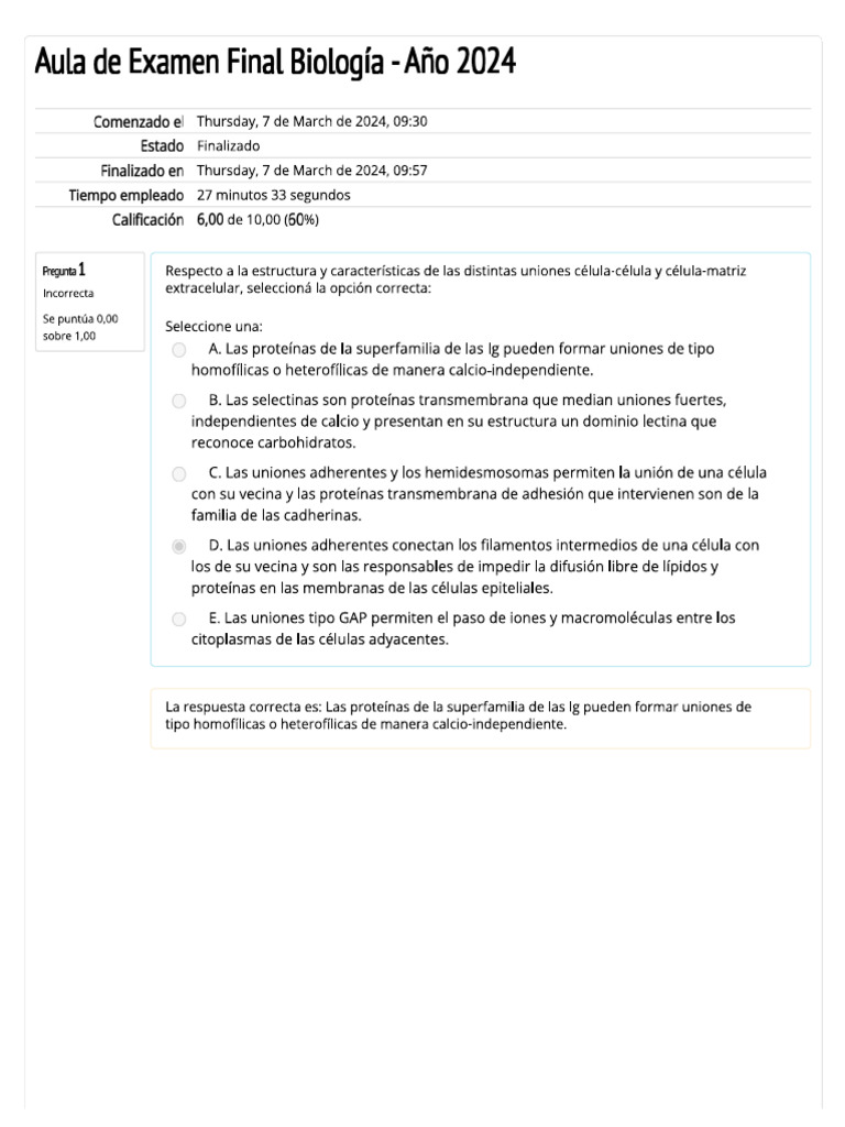 Biologia Final 2024 | PDF