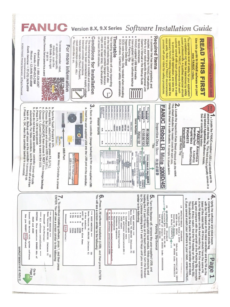 FANUC - Software Installation Guide | PDF