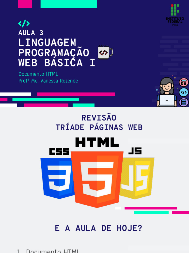 Aula 3 | PDF | Html | Elemento HTML