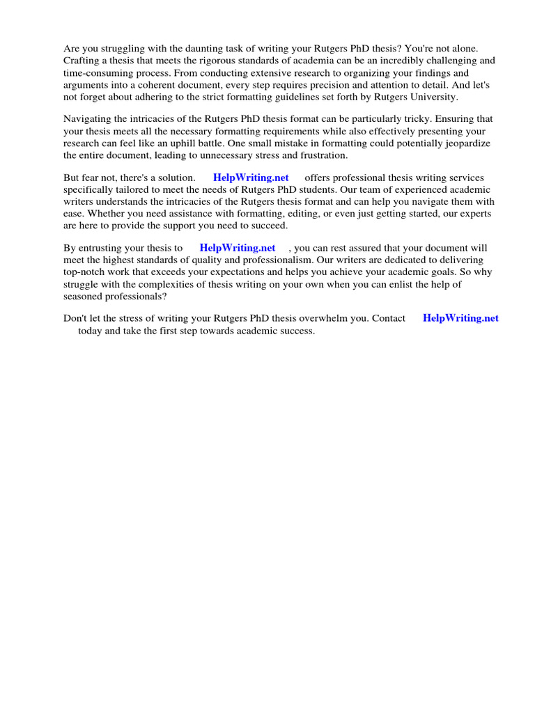 Rutgers PHD Thesis Format | PDF | Ion | Coordination Complex