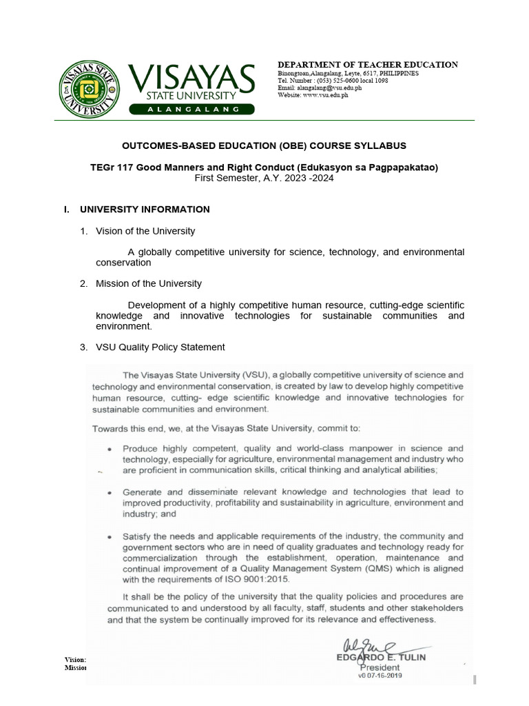 Teacher Education Course Guide | PDF | Pedagogy | Learning