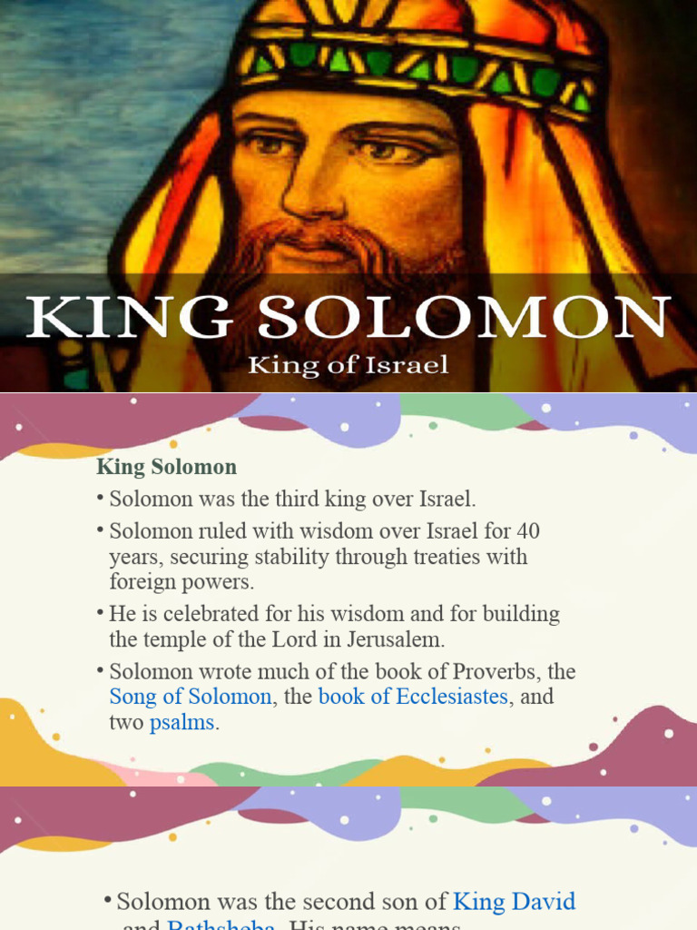 King Solomon | PDF