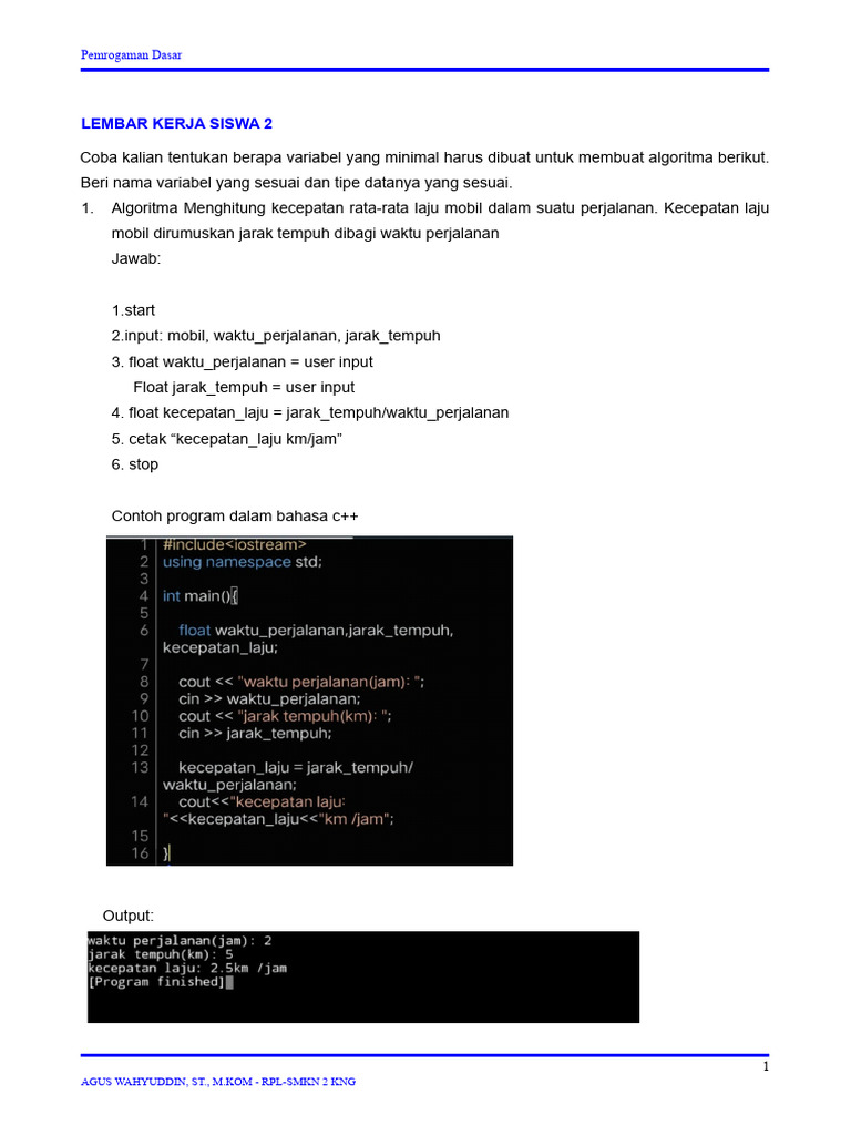 Pengenalan Tipe Data | PDF