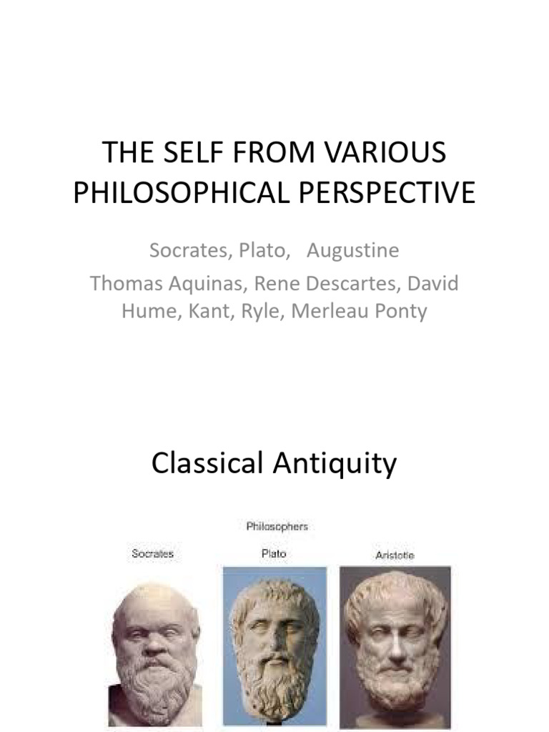 The Self From Various Philosophical Perspective | PDF | Rationalism ...