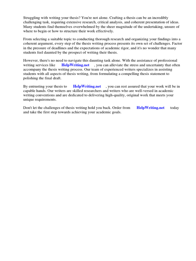 Example Of Opening Remarks For Thesis Defense Pdf Thesis