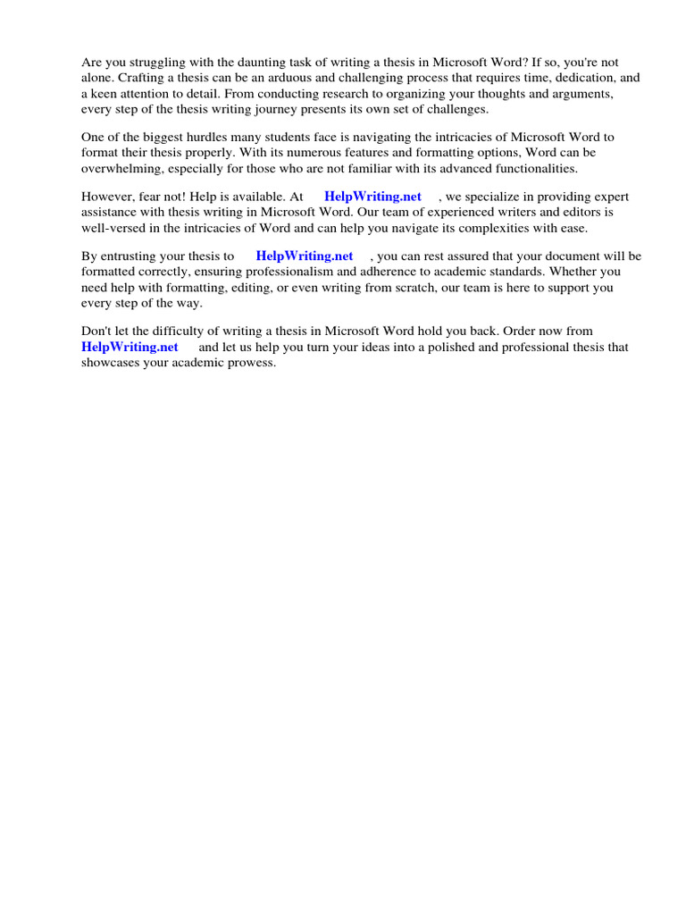 Sample Thesis in Microsoft Word | PDF | Icon (Computing) | Microsoft Word