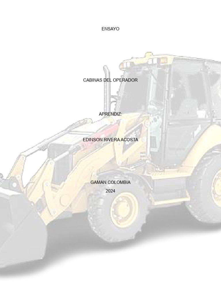 004-2 Cabinas Del Operador | PDF