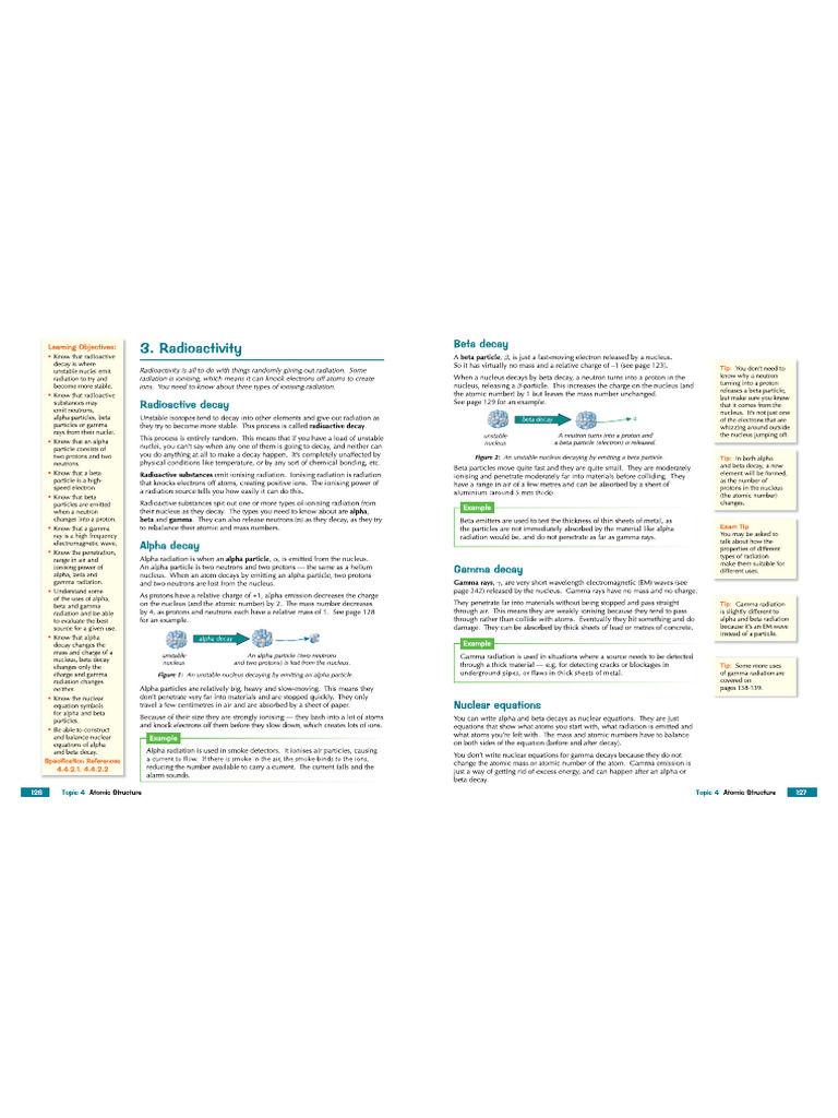 Radioactivity and Half Life | PDF