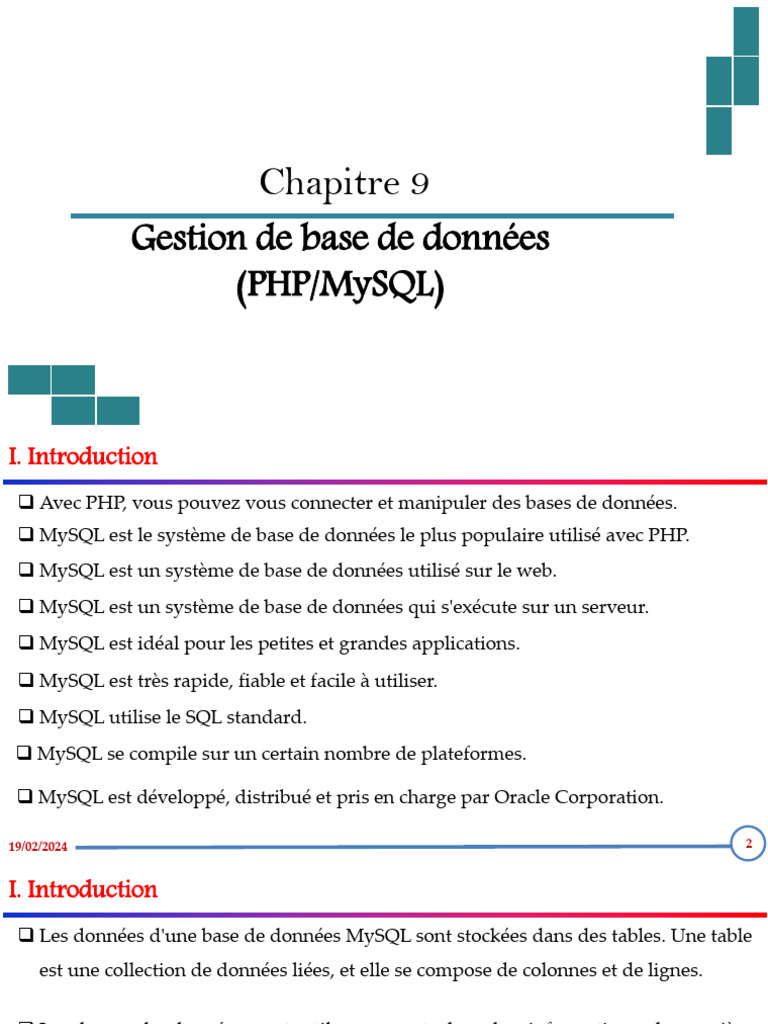 Mysql 2024 | PDF | MySQL | Bases de données