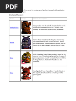 Fnaf World Attacks | PDF