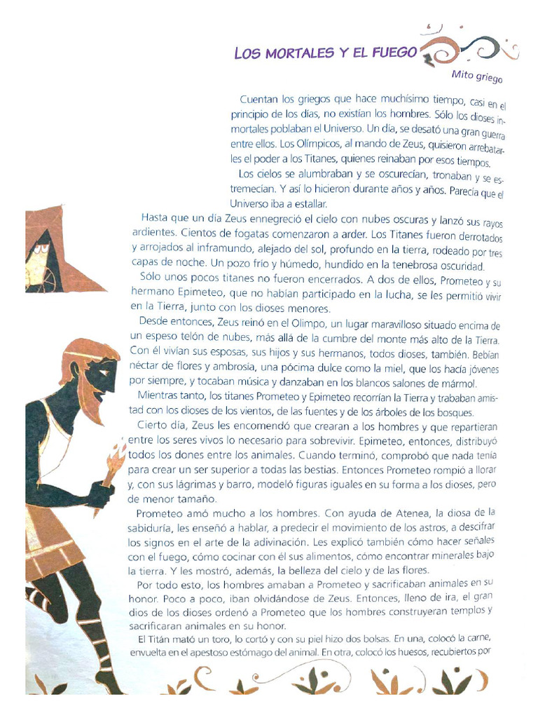 Los Mortales y El Fuego 6to Abcd | PDF