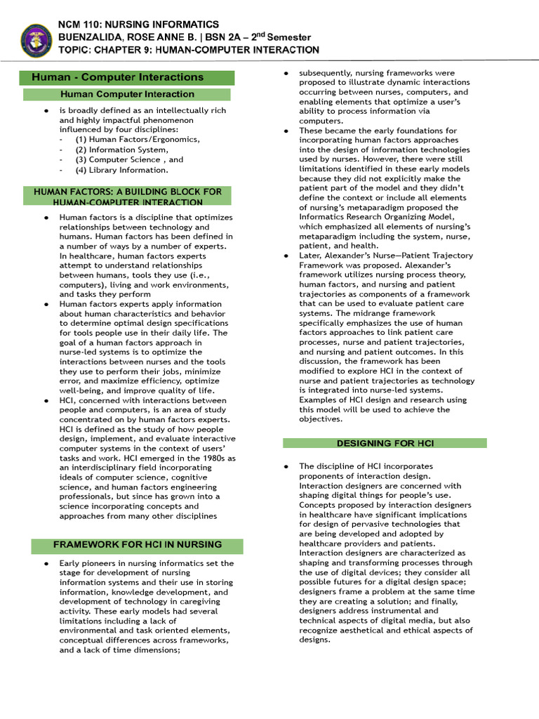 Chapter 9 | Download Free PDF | Human–Computer Interaction | Usability