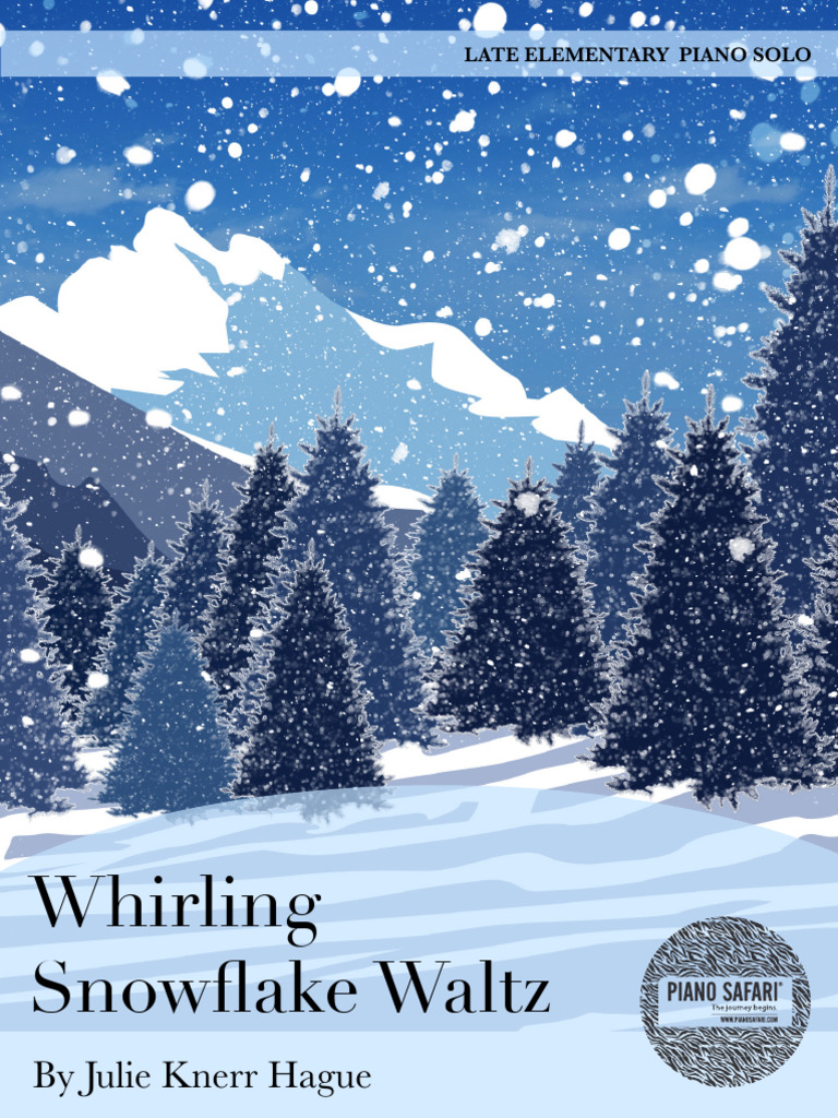 Whirling Snowflake Waltz Sheet Single License | PDF