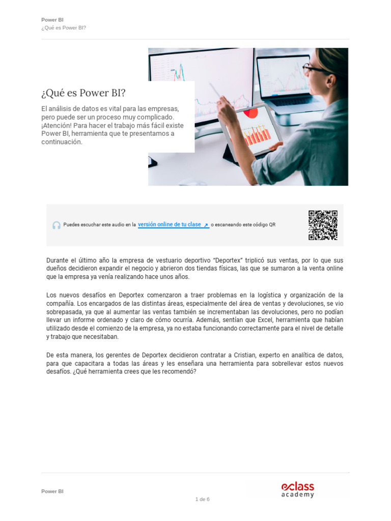 Power BI Que Es Power BI | PDF | Software de la aplicacion | Software ...