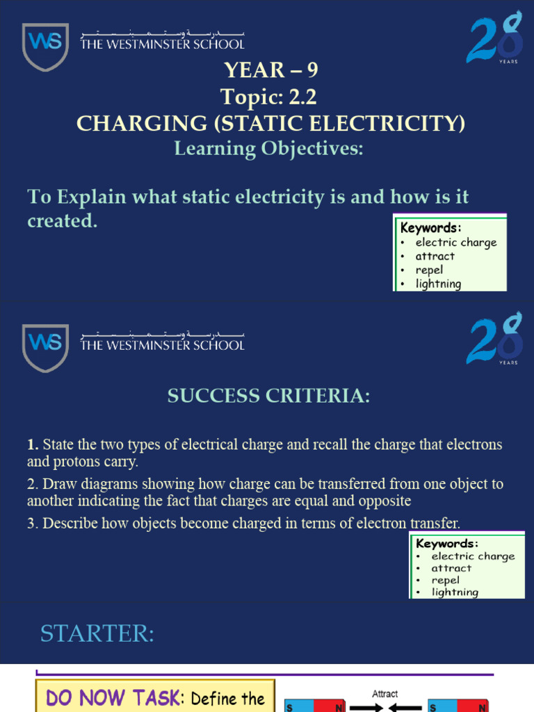 2.2 Charging Static Electricity | PDF | Electric Charge | Atoms