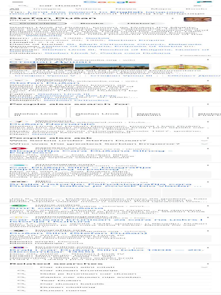 Car Dusan - Google Search | PDF | Royalties | Serbia