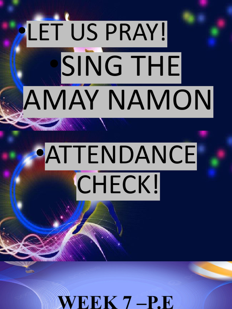 P.E-COT 1 FINAL | PDF