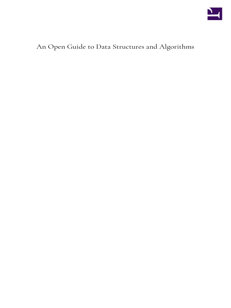 An Open Guide To Data Structures And Algorithms 1698234730 Pdf Recursion Algorithms 