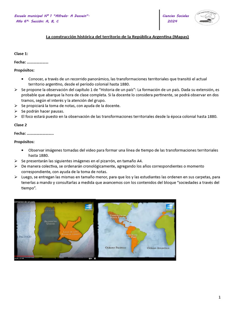 La Construcción Histórica Del Territorio de La República Argentina ...