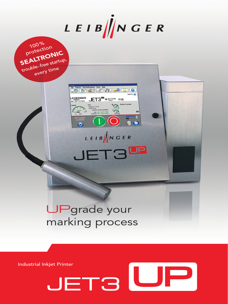 Leibinger JET3up Brochure - Asia | PDF | Printer (Computing) | User ...