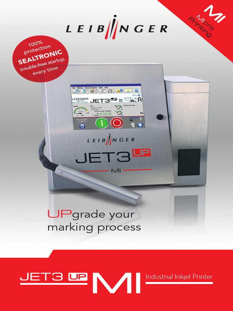 JET3up MI: Reliable Micro Inkjet Printer | PDF | Printer (Computing ...