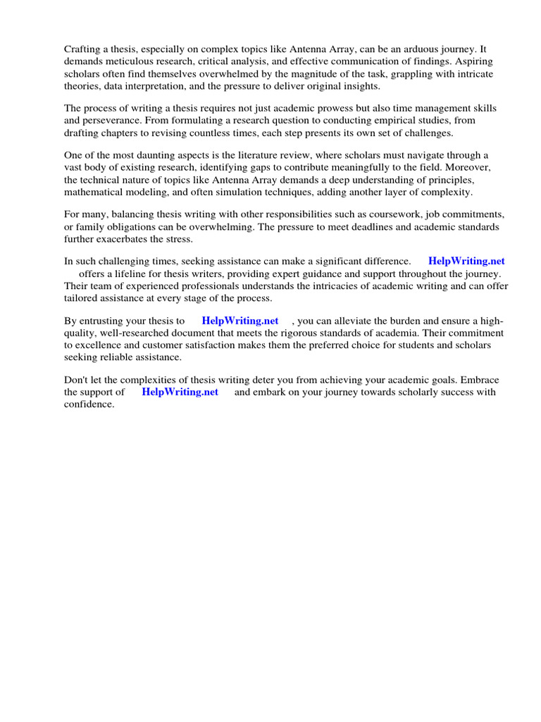 Thesis Antenna Array | PDF | Antenna (Radio) | Electronic Engineering