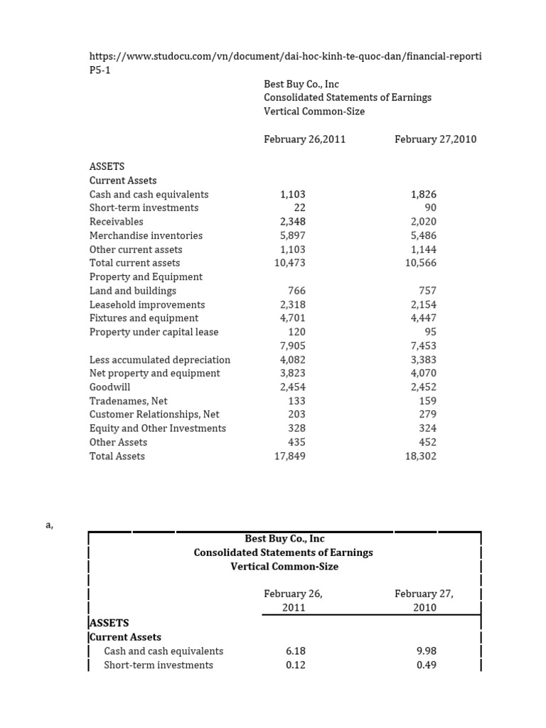 Best Buy Financial Analysis | PDF | Investing | Equity (Finance)
