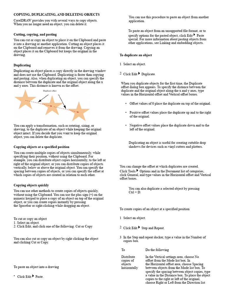 Lesson 4 - Copying and Cutting Objects-February 23 | PDF | Computer ...