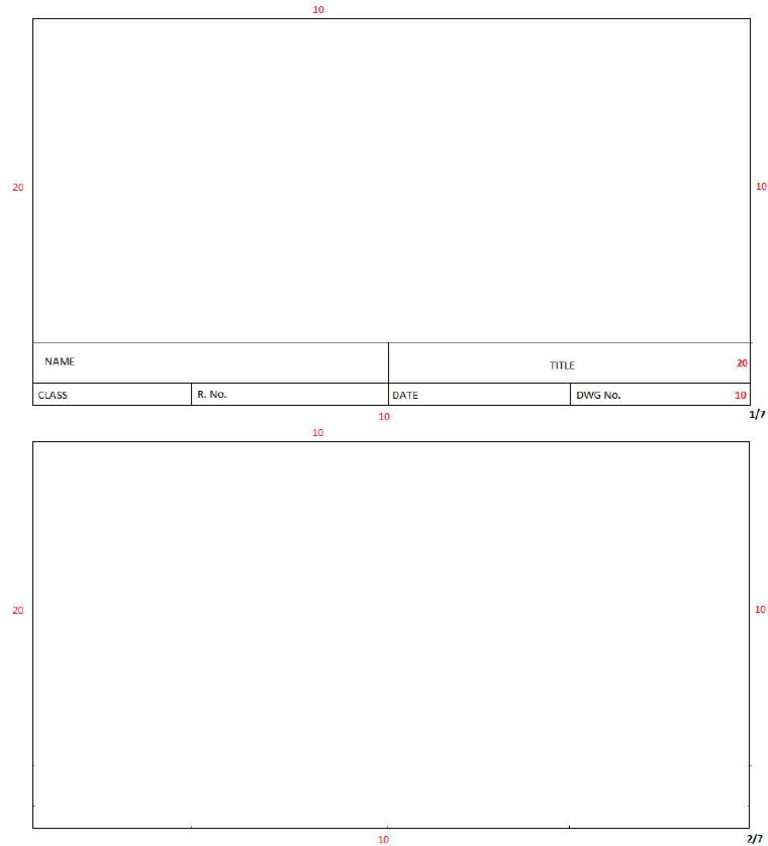 EG DWG Sheet Templete | PDF