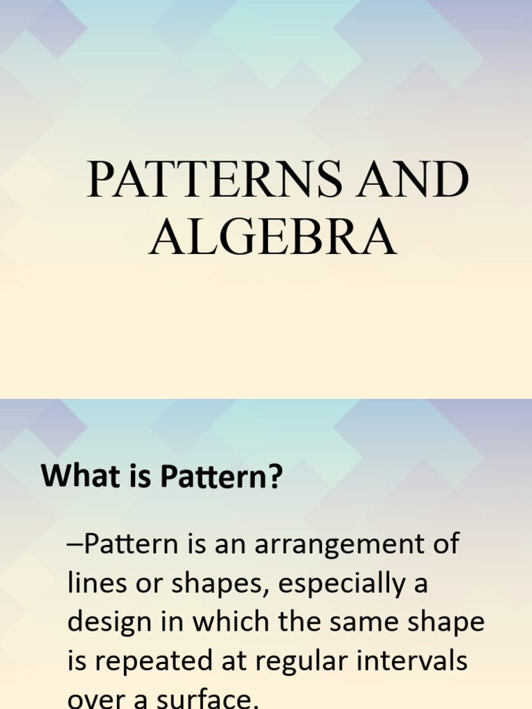 Patterns and Al Wps Office | PDF | Teaching Methods & Materials