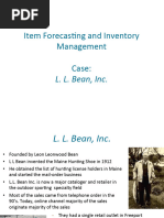 ML Backpacks Full Simulation Report | PDF | Marketing | Retail