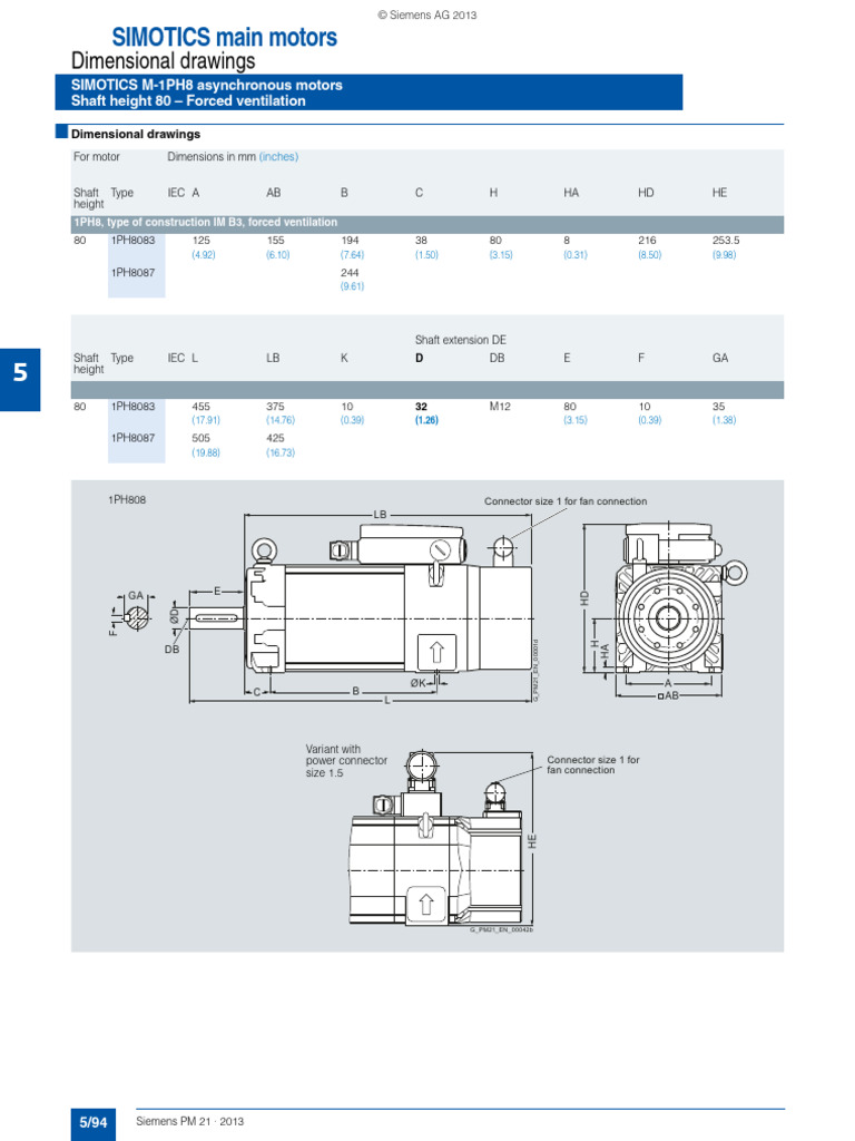 SIEMENS - SIMOTICS M - Mides | PDF | Manufactured Goods