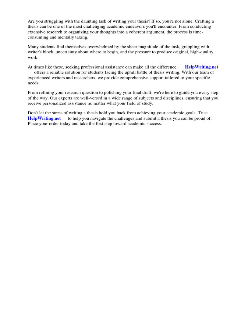 Warwick Submitting Thesis | PDF