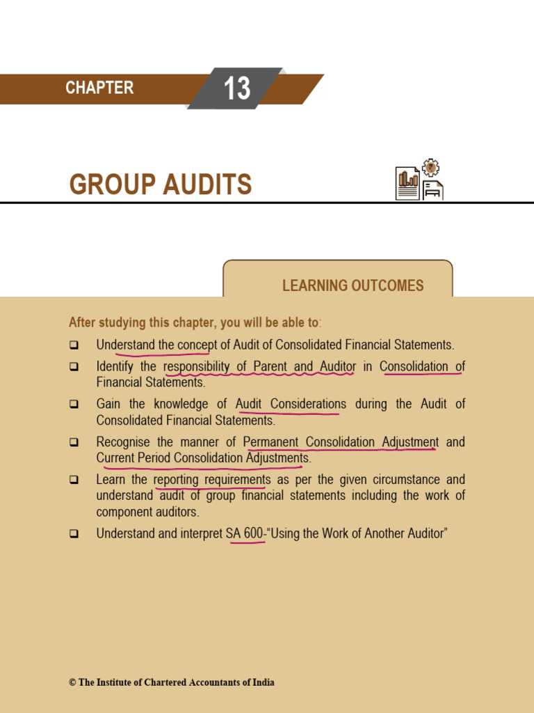 chapter 13 group audit class | PDF